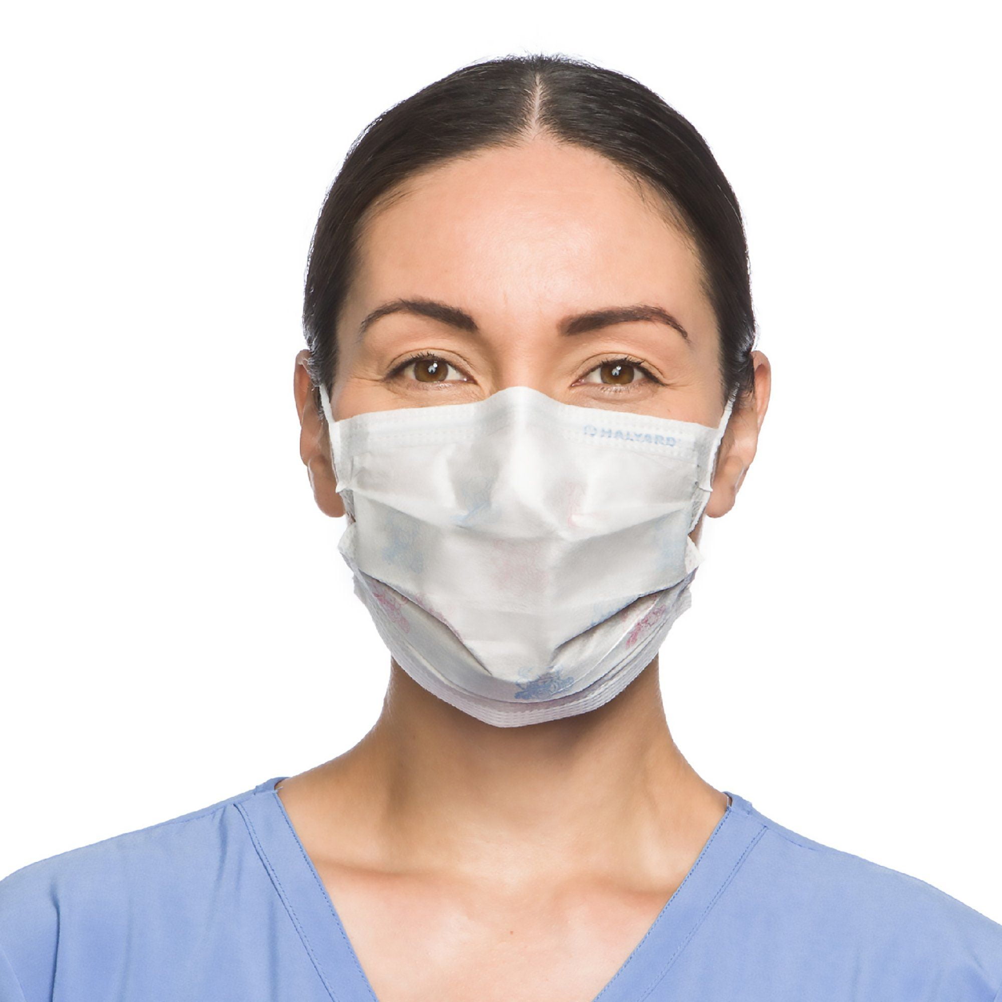 Halyard Procedure Mask, Pleated, One Size Fits Most, Yellow, Non ...