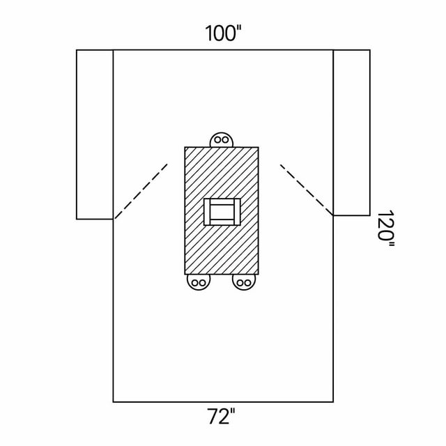 Halyard Sterile Transverse Laparotomy Abdominal Drape, 100 x 72 x 120 ...