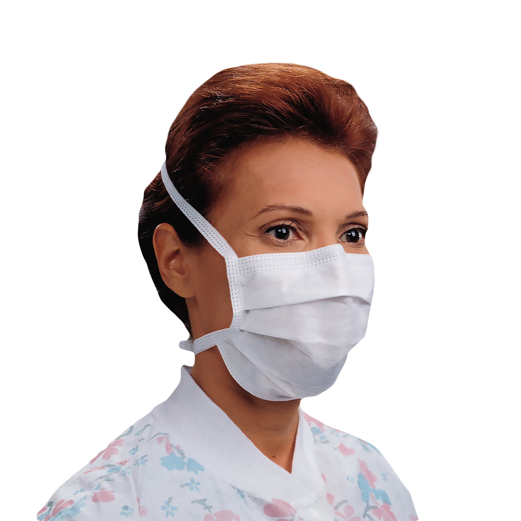 Halyard Surgical Mask Pleated 50 per Box 48390 - Walmart.com