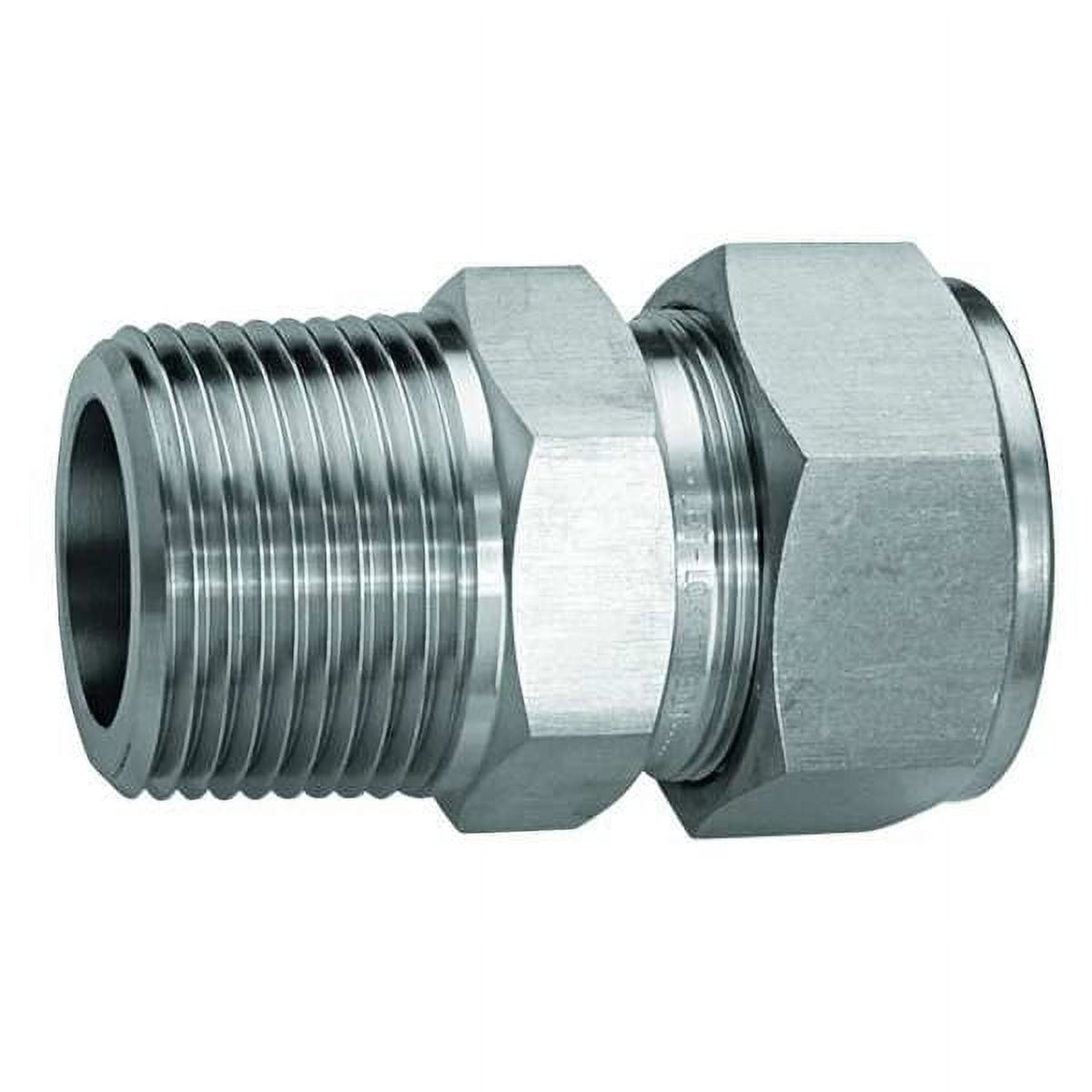 Ham-Let Male Connector,SS,3/4in.,Connectors 768L SS 3/4 X 1/2 - Walmart.com