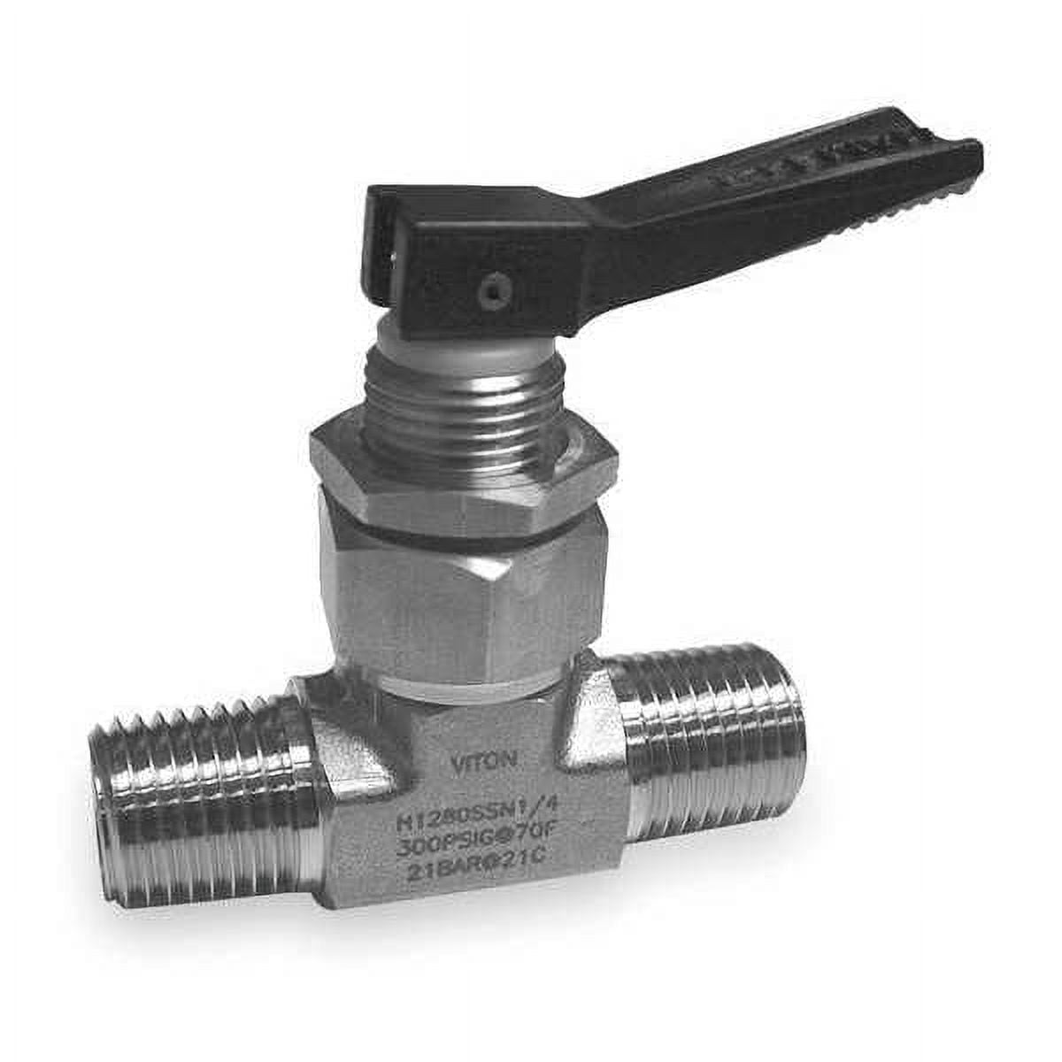 Ham-Let Manual 2-Way Ball Valve,NPT,316 SS H-1280-SS-N-1/4 - Walmart.com