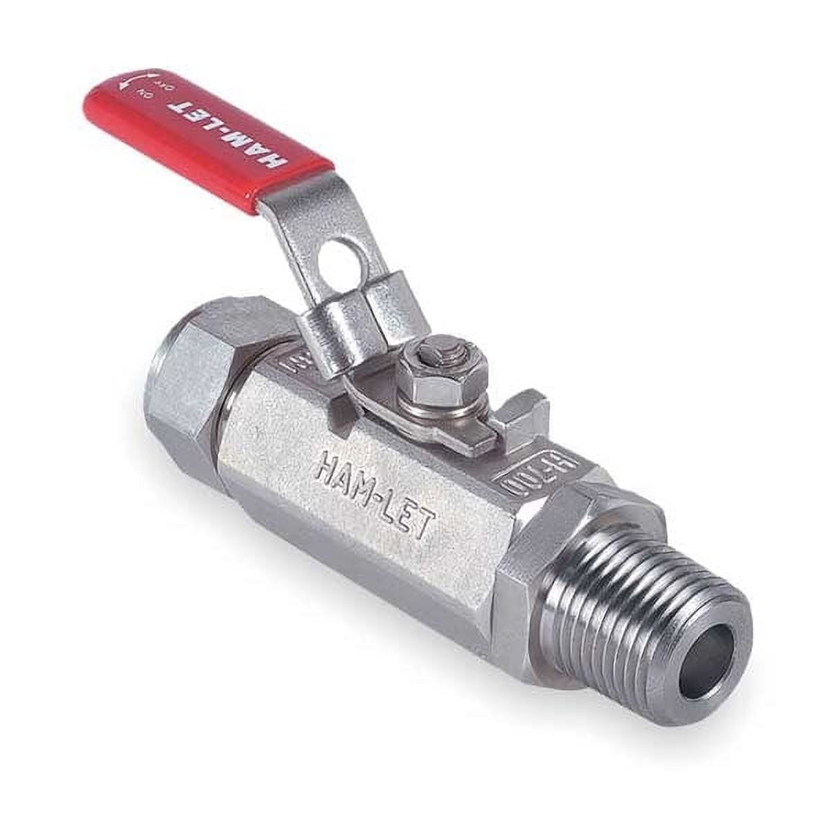 Ham-Let Manual 2-Way Ball Valve,NPT,316 SS H-795-SS-NL-1/2 x 1/2-T-LD - Walmart.com