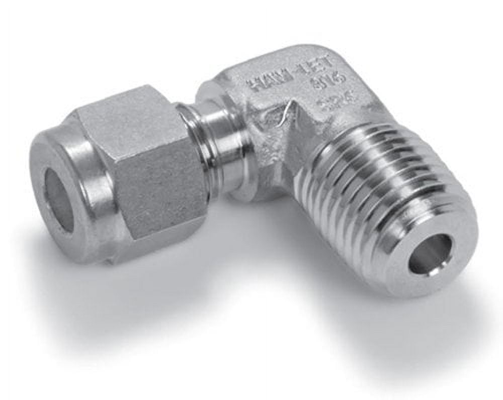 Ham-Let Stainless Steel 316 Let-Lok Compression Fitting, 90 Degree ...