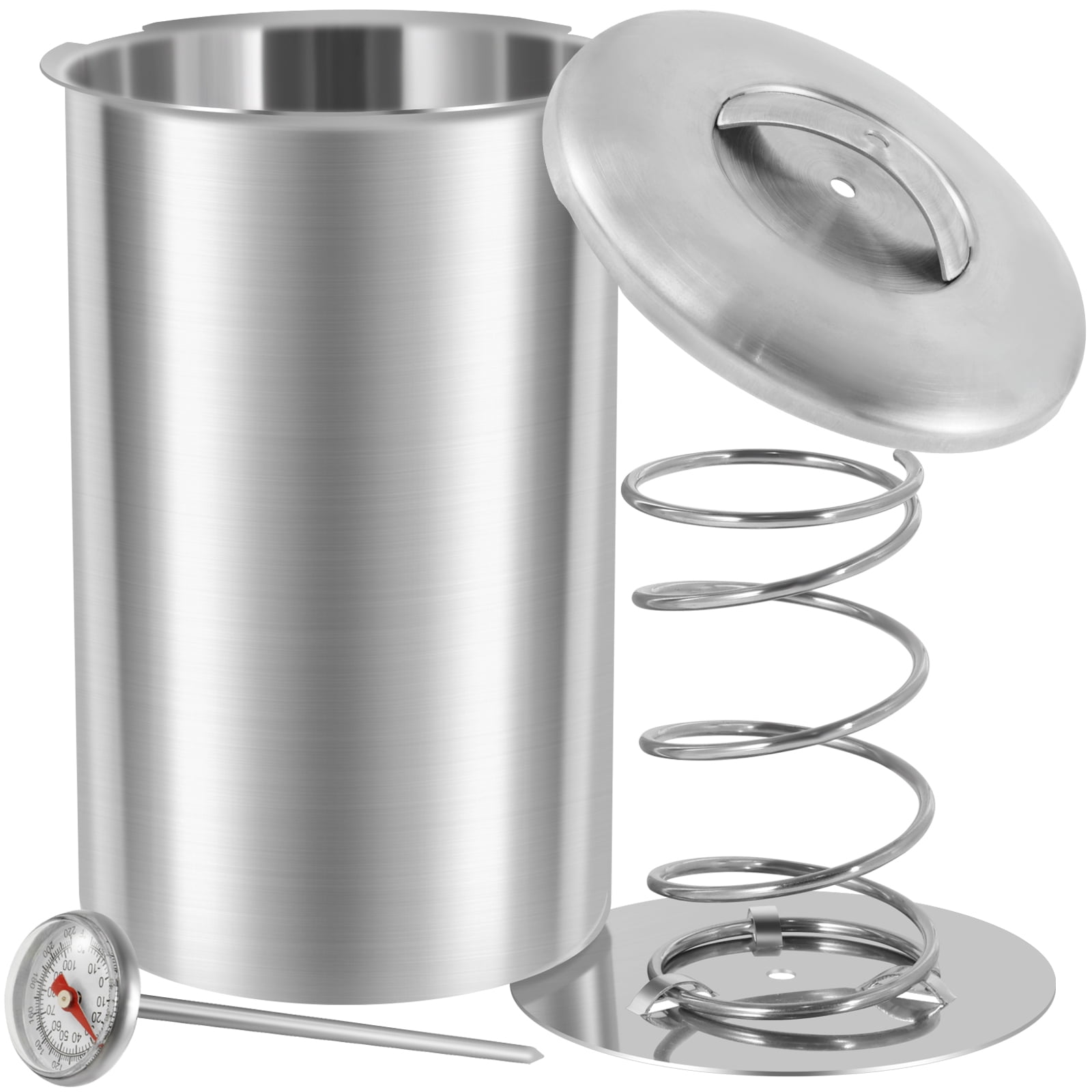 Ham Maker Meat Press with Thermometer Stainless Steel Deli Meat Press ...