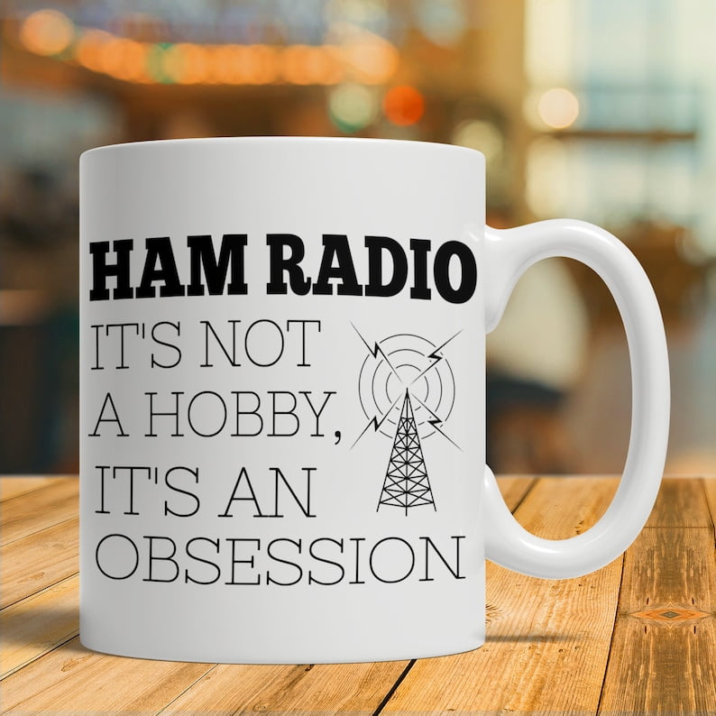 Ham Radio Gift, Ham Radio Mug, Ham Radio Coffee Cup, Ceramic Mug 11Oz ...