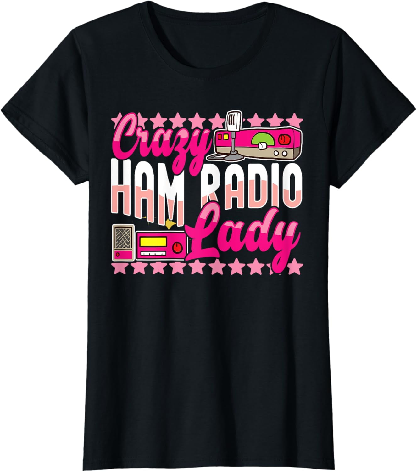 Ham Radio Lady - Amateur Radio and Ham Radio Operator T-Shirt - Walmart.com
