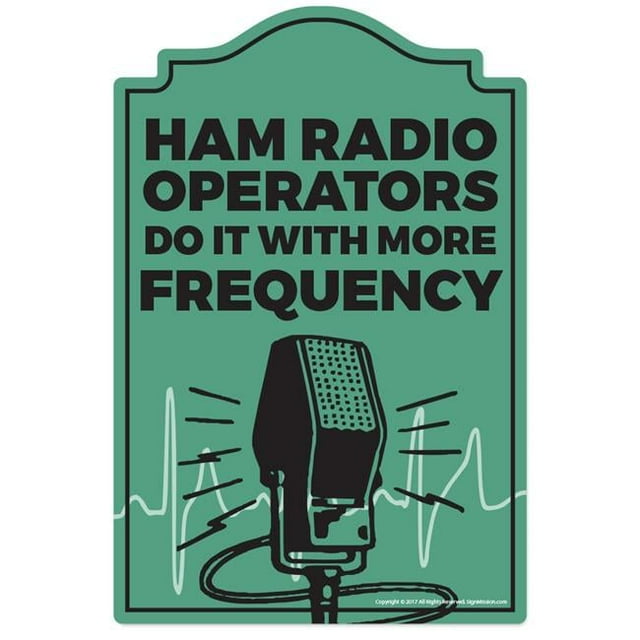 Ham Radio Operator Novelty Sign - Walmart.com