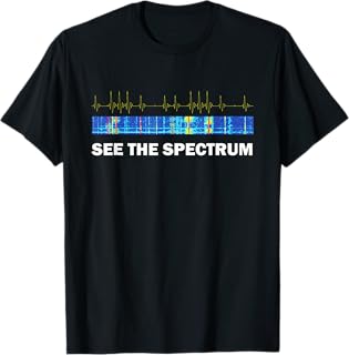 Ham Radio See the Spectrum Analyzer Waterfall Display T-Shirt - Walmart.com