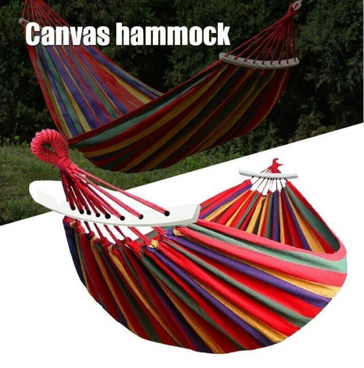 Hamaca Doble (Max. 450 Lb) - Tela De Algodon Suave Para 2 Personas ...