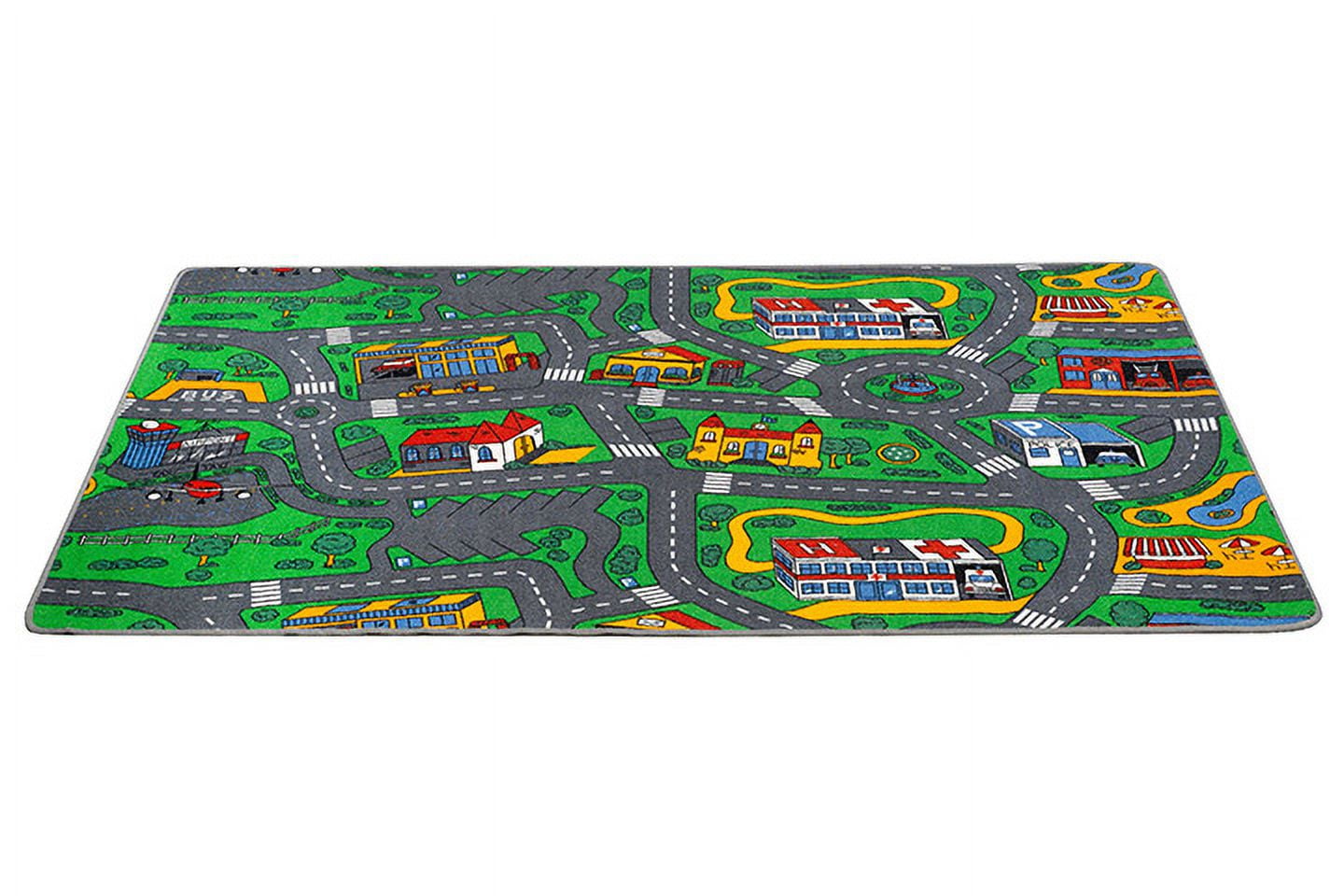 Hamat Kids Roundabout Mat 55x79in Roundabout Doormat for Indoor and ...