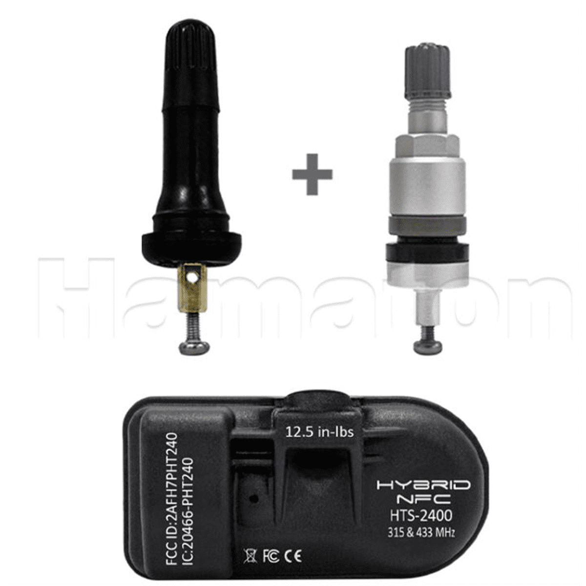 Hamaton U-Pro Hybrid NFC TPMS Sensor w/ Dual Valves & Programming Tool ...