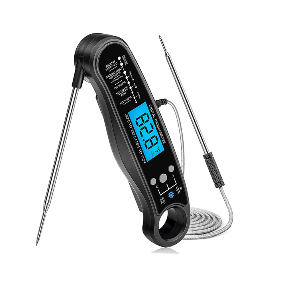 Hamble 2 in 1 Read Meat Digital Thermometer Food BBQ Temperature Sensor ...