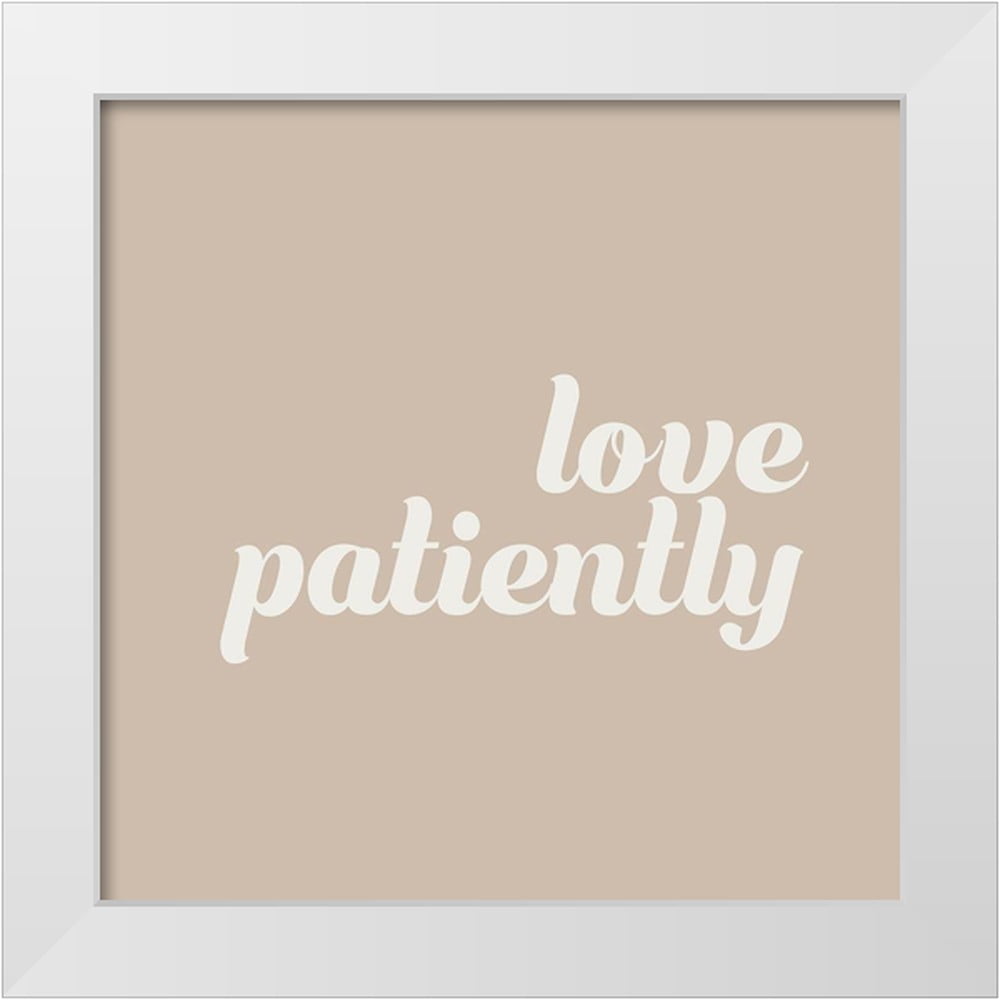 Hambly, Anna 12x12 White Modern Wood Framed Museum Art Print Titled - Please II - Walmart.com