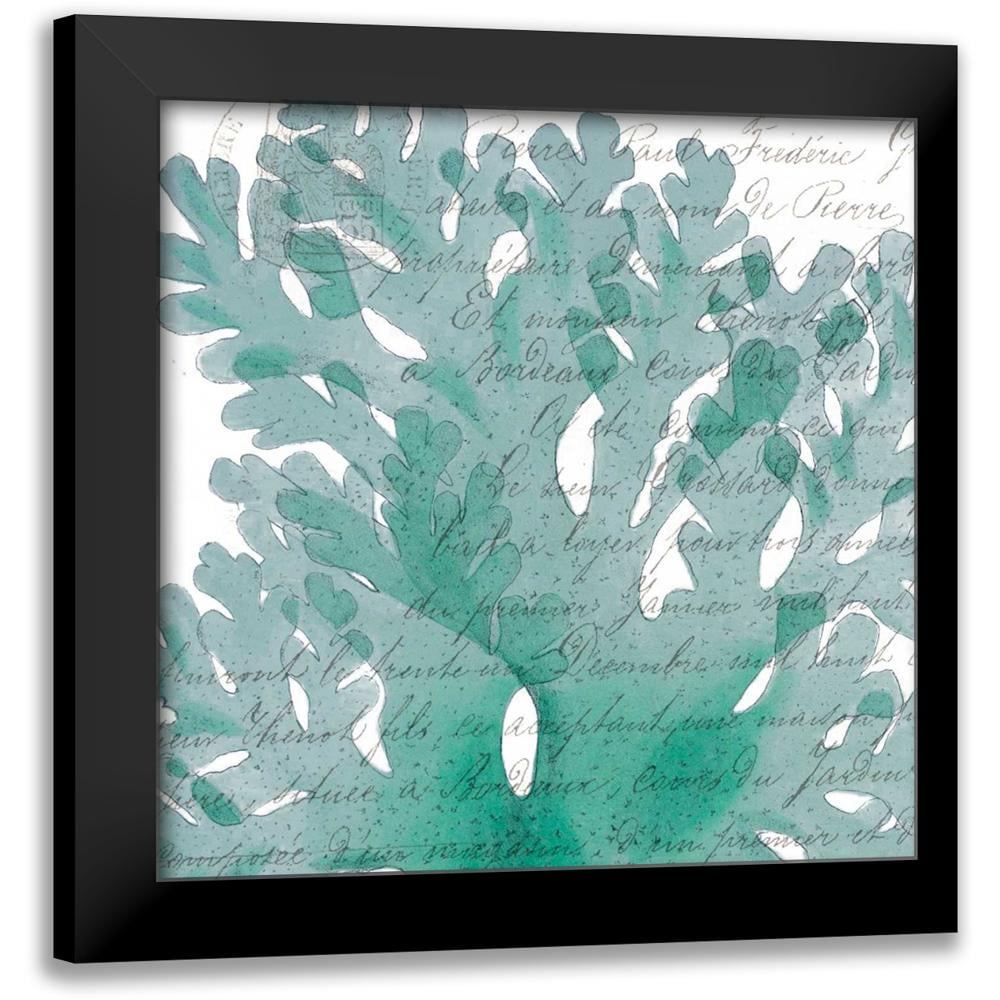 Hambly, Anna 15x15 Black Modern Framed Museum Art Print Titled - Aqua ...