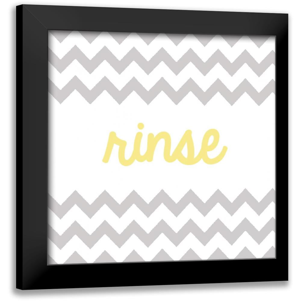 Hambly, Anna 15x15 Black Modern Framed Museum Art Print Titled - Rinse - Walmart.com