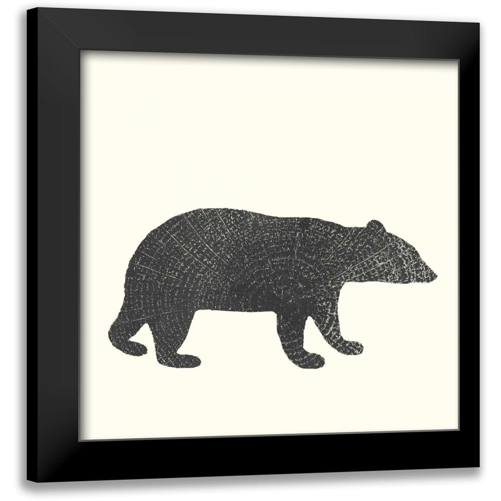 Hambly, Anna 15x15 Black Modern Framed Museum Art Print Titled - Timber Animals V - Walmart.com