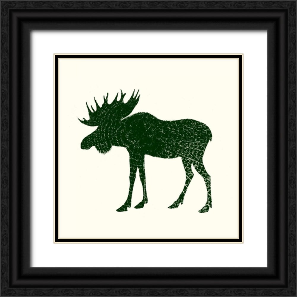 Hambly, Anna 26x26 Black Ornate Wood Framed with Double Matting Museum ...