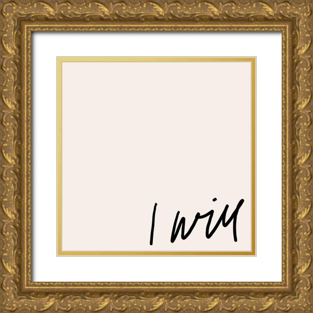 Hambly, Anna 26x26 Gold Ornate Wood Framed with Double Matting Museum ...