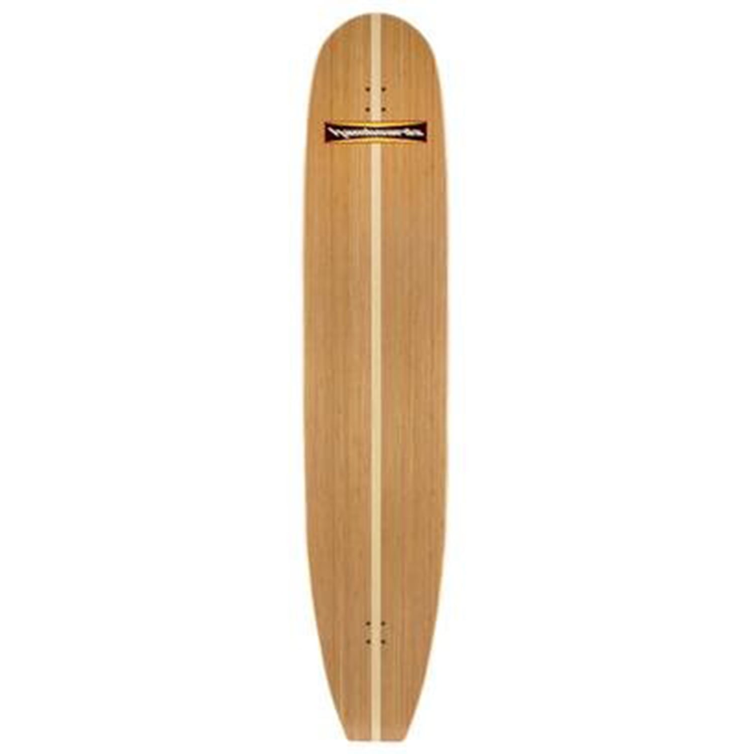 Hamboards Classic Surfskate Longboard Bamboo Natural 6'6" for Carving ...