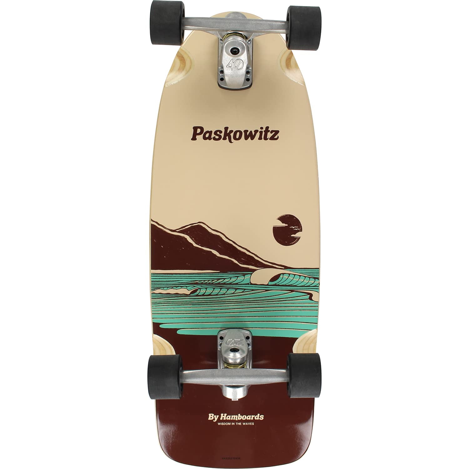 Hamboards Paskowitz 30" Surfskate Complete Zen Swell - Walmart.com