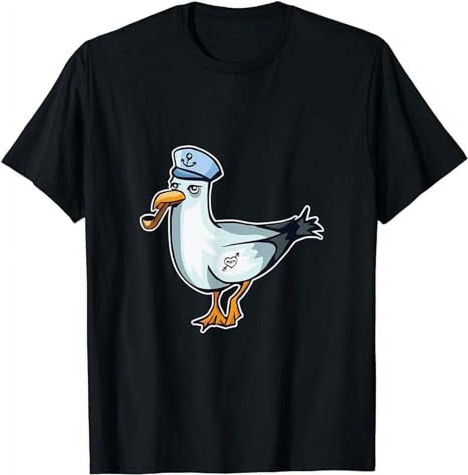 Hamburg Captain Seagull Marine Fan Article T-Shirt - Walmart.com