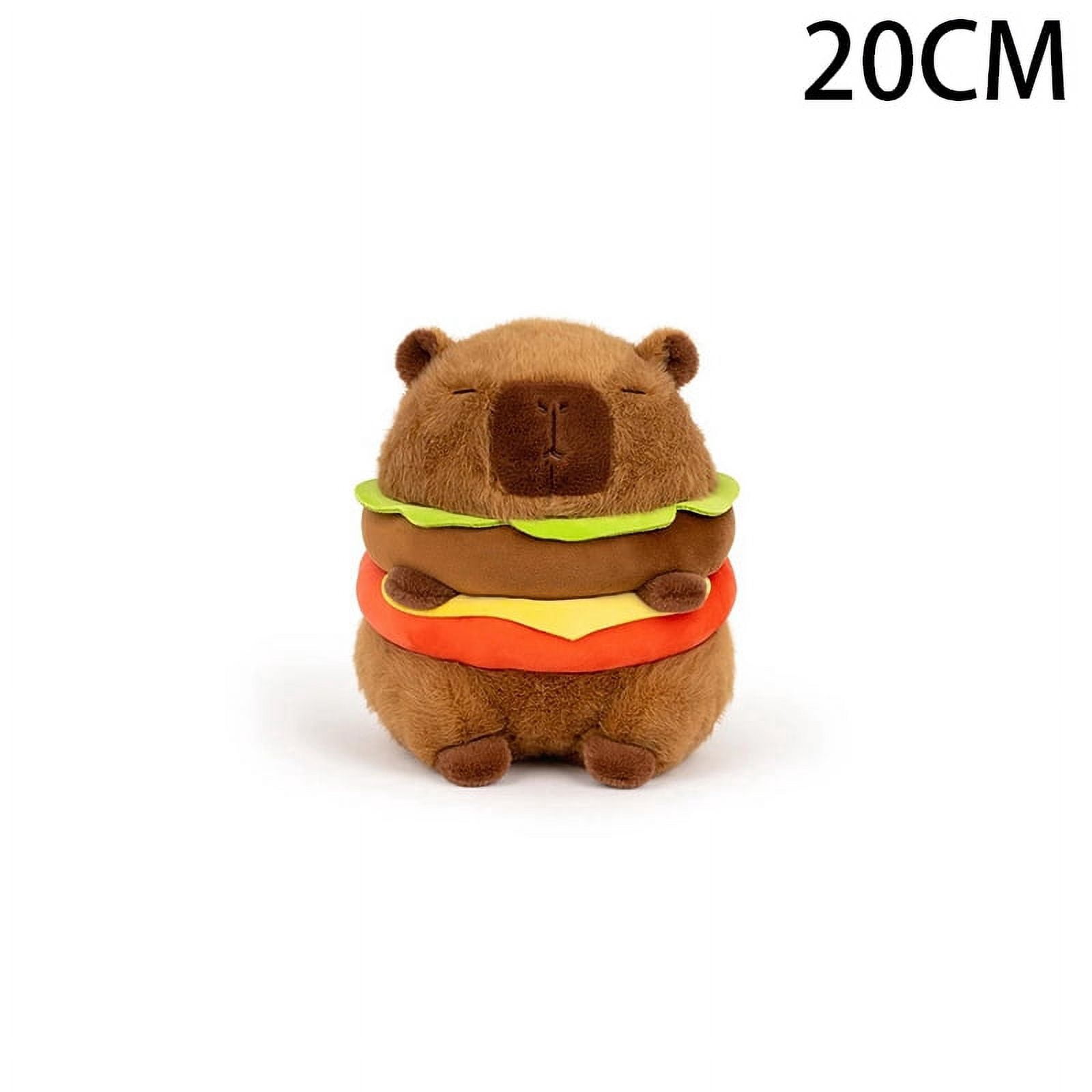 Hamburg Capybara Plush Toy Fluffty Kawaii Plush Doll Simulation ...