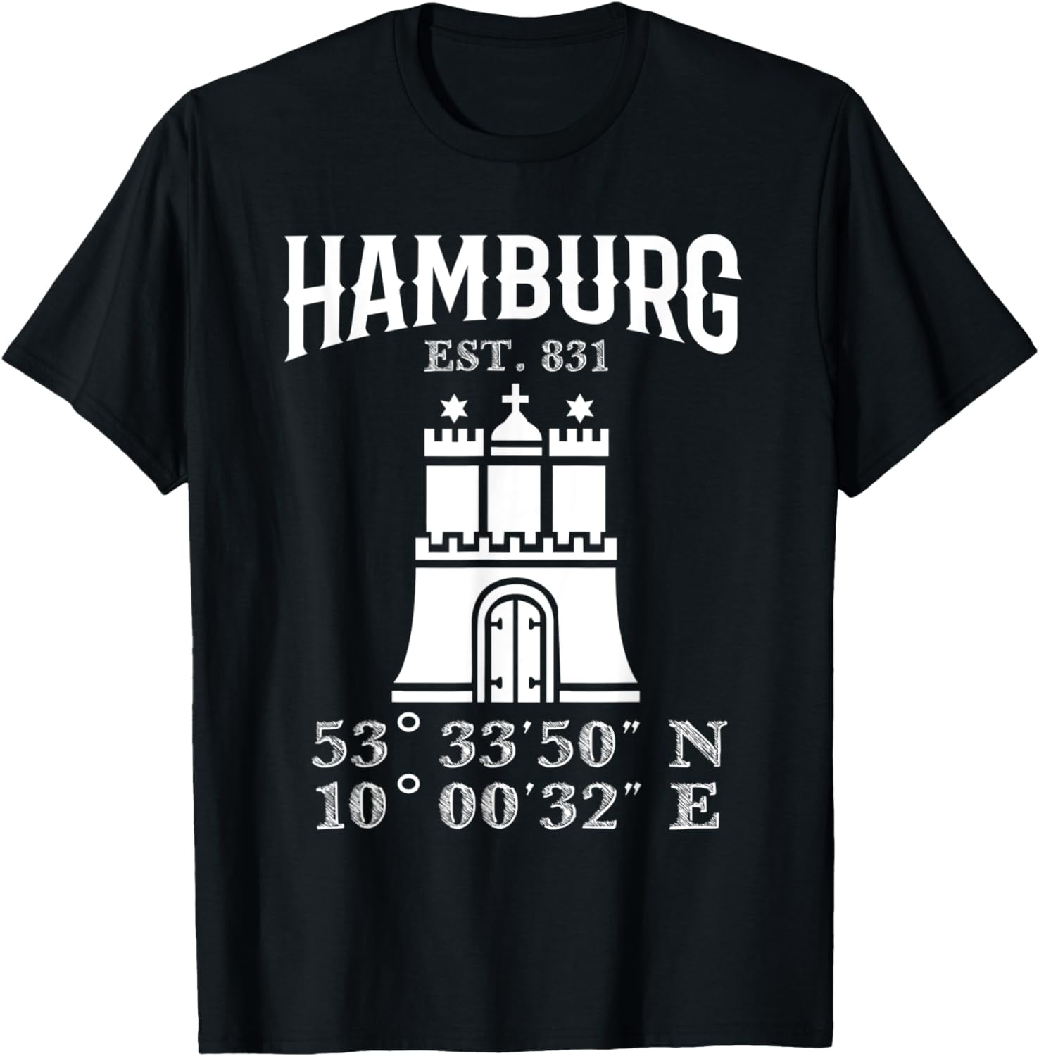 Hamburg City Germany T-Shirt for Men, and-Shirt for Men, Women and ...