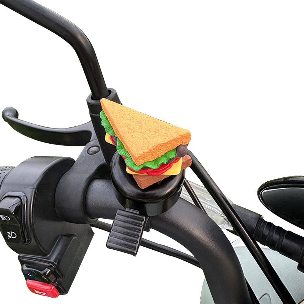 Hamburger Bike Bell Funny Cartoon Cheeseburger Bicycle Bell Loud Crisp ...