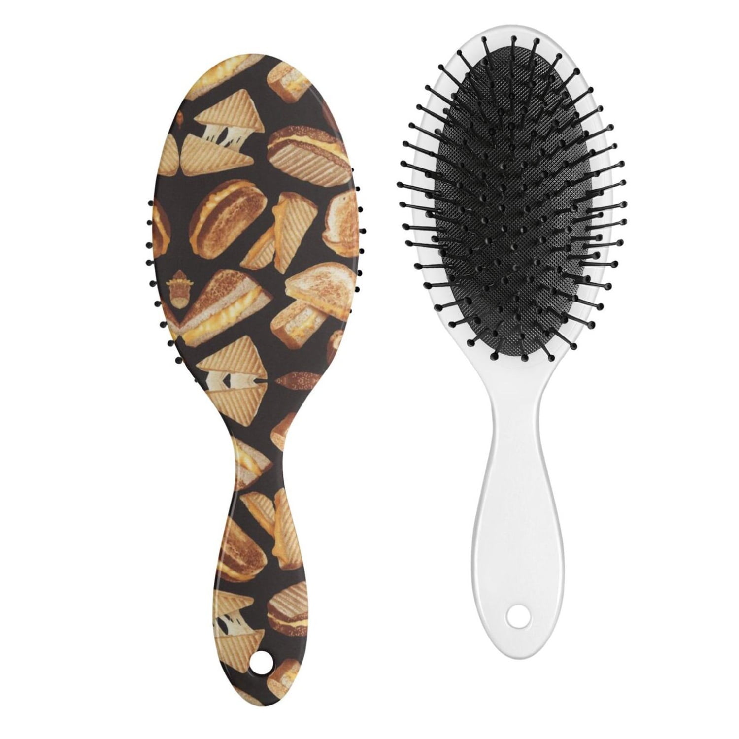 Hamburger Burger Hair Brush, American Food Pattern Detangling Paddle ...