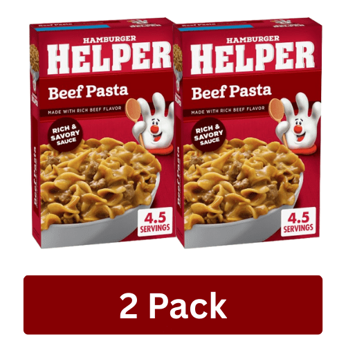 Hamburger Helper Beef Pasta with Rich Beef Flavor, 5.9 oz Box (2 pack ...