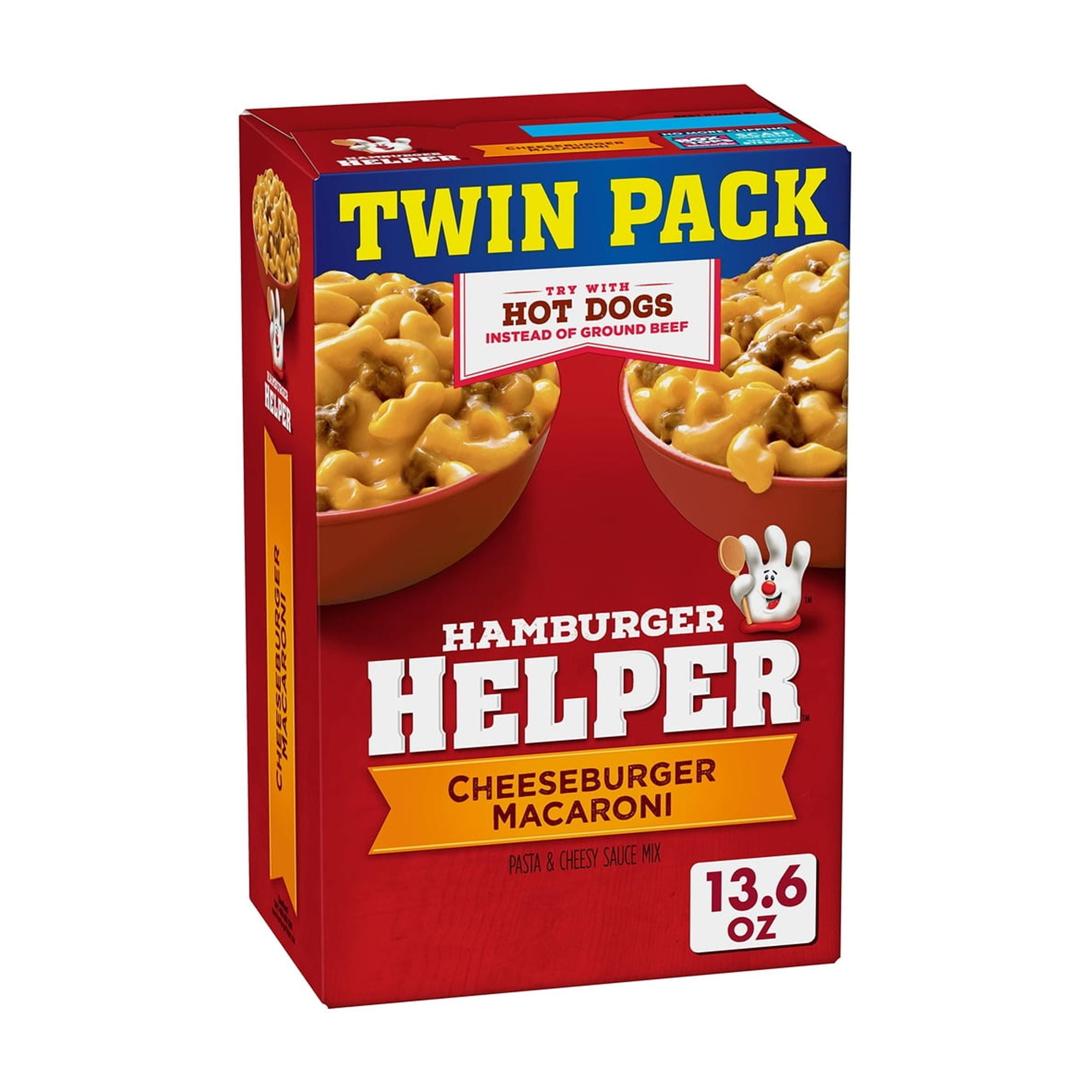 Hamburger Helper Cheeseburger Macaroni 10.6 oz (Pack of 5) - Walmart ...