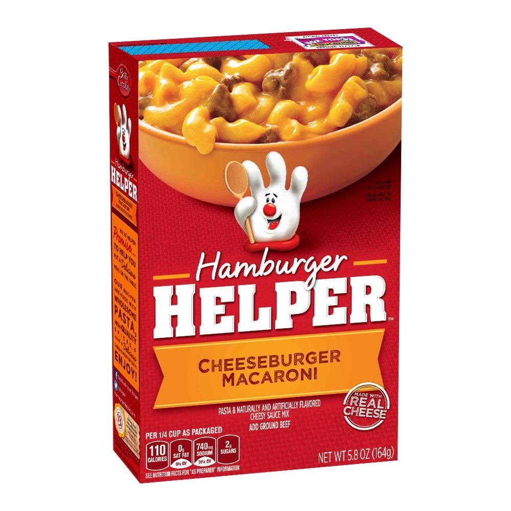 Hamburger Helper Cheeseburger Macaroni, 5.8 Ounce Boxes Boxes (Pack of ...