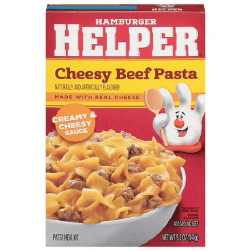 Hamburger Helper Cheesy Beef Pasta Creamy & Cheese Sauce - Walmart.com