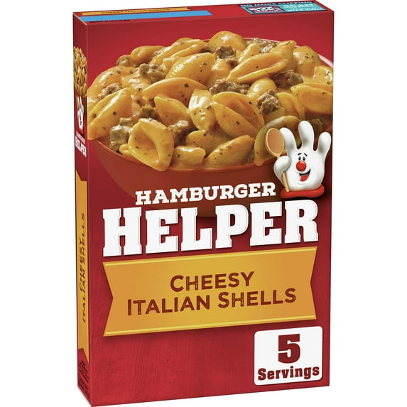 Hamburger Helper, Cheesy Italian Shells, 6.1 Oz Box Packaging May Vary ...