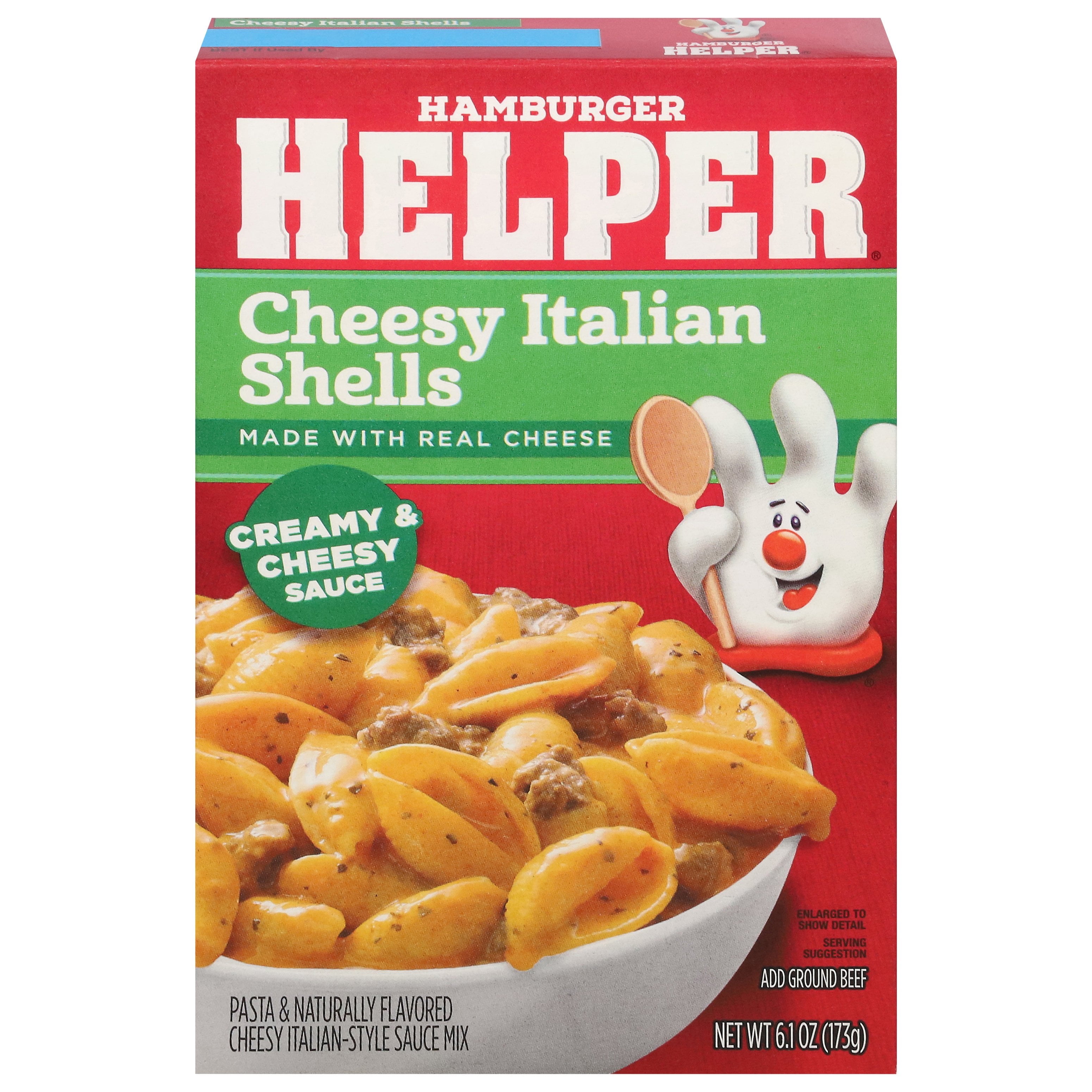 Hamburger Helper Cheesy Italian Shells - 6.1 oz Packaging May Vary ...