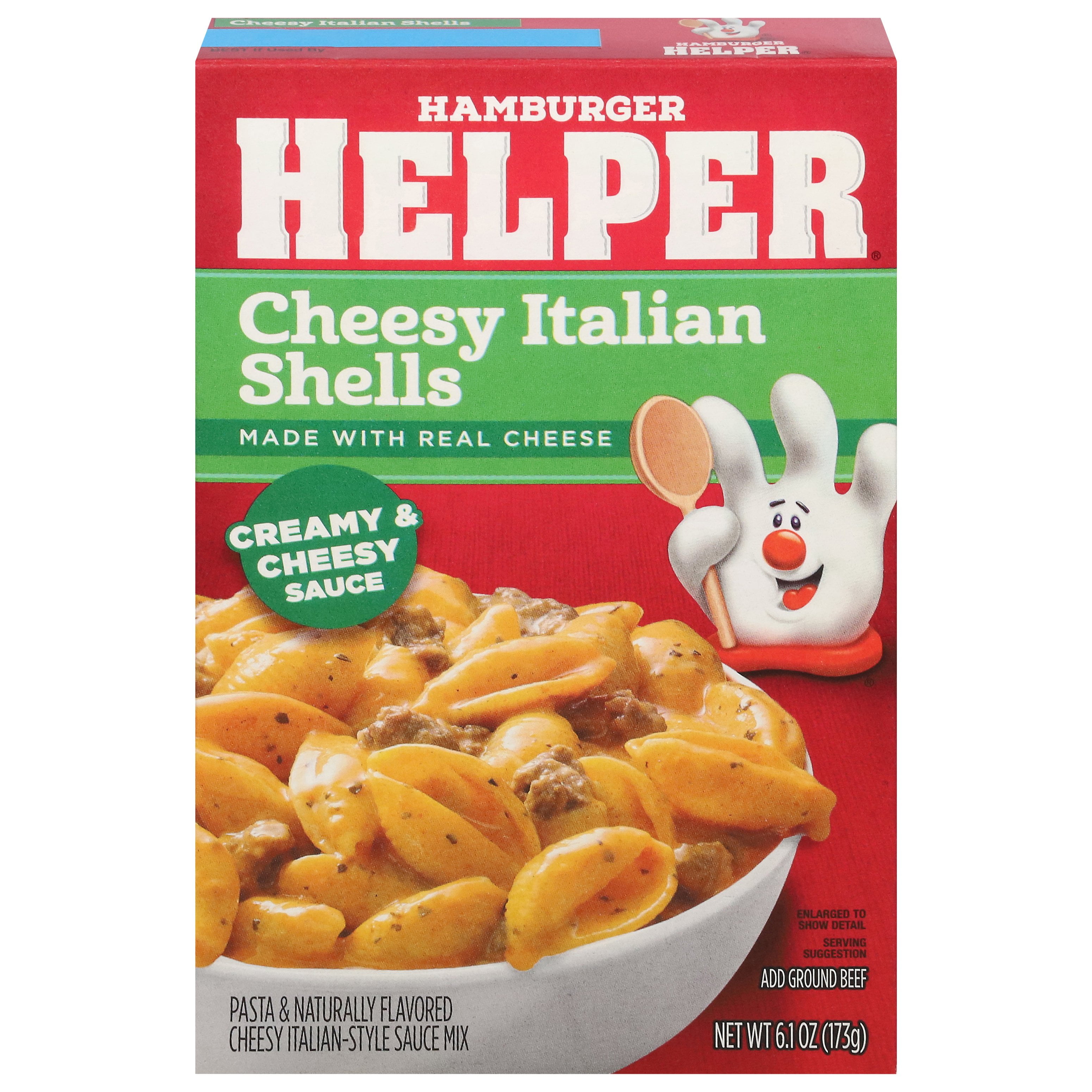 Hamburger Helper Cheesy Italian Shells - 6.1 oz Packaging May Vary ...