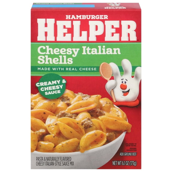 Hamburger Helper Cheesy Italian Shells - 6.1 oz Packaging May Vary ...