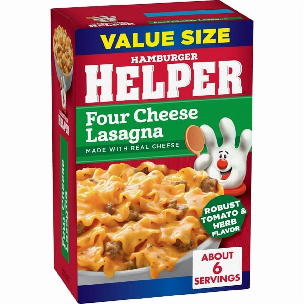 Hamburger Helper Four Cheese Lasagna 8.8 oz Box (Pack of 7) - Walmart.com