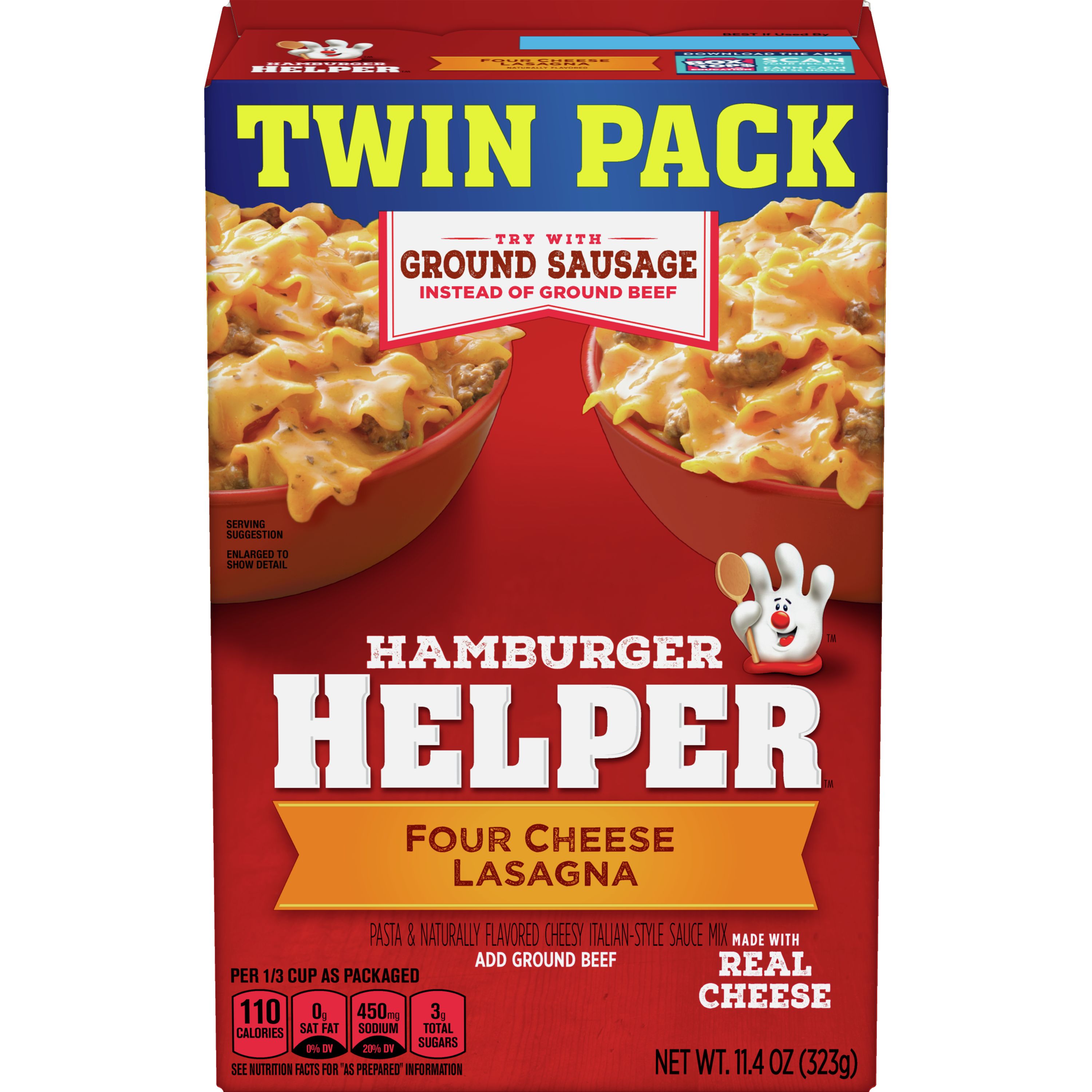 Chicken Helper Dinner Kit, Chicken Fettuccine Alfredo (Pack of 4 ...