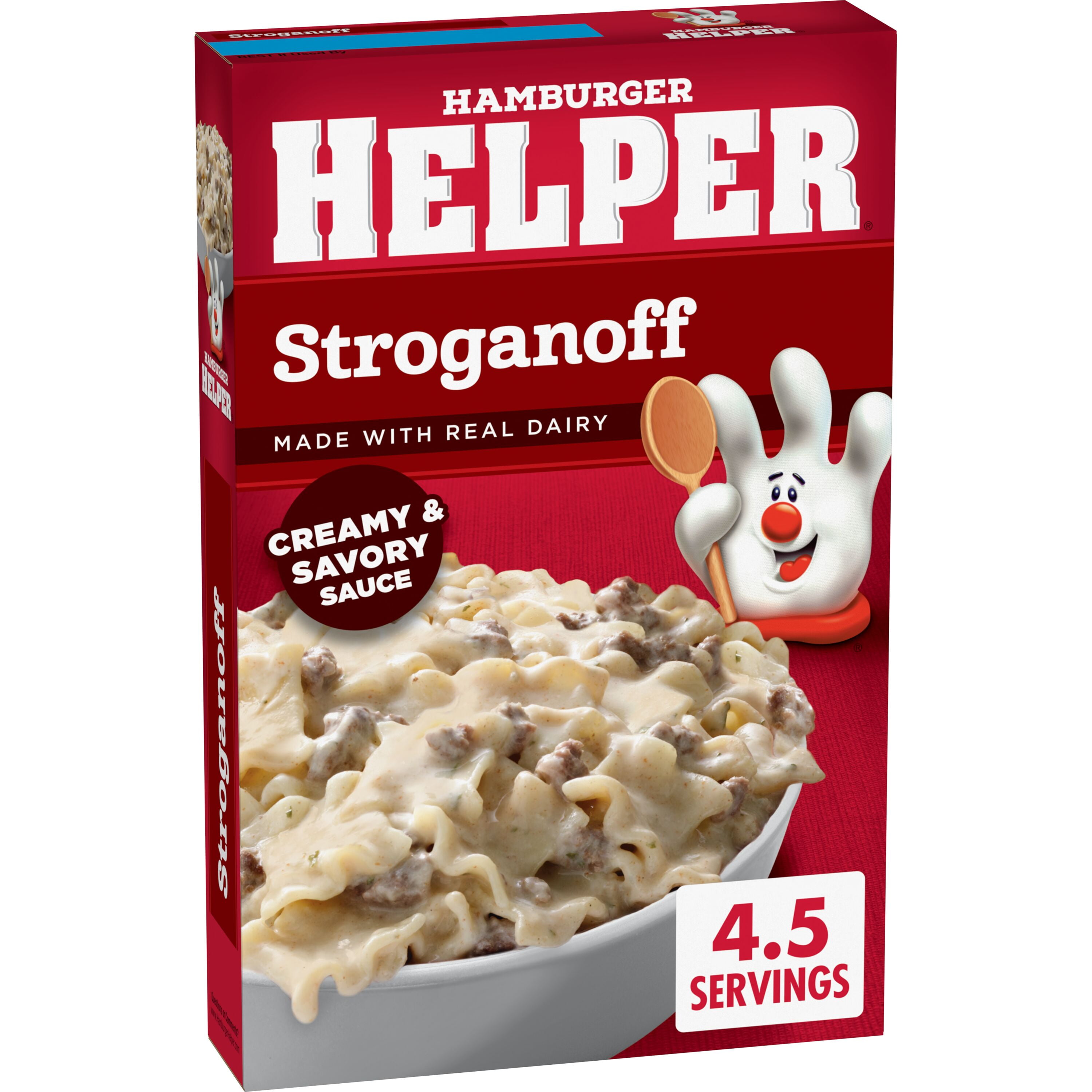 Hamburger Helper Pasta Stroganoff, 6.4 oz Box - Walmart.com