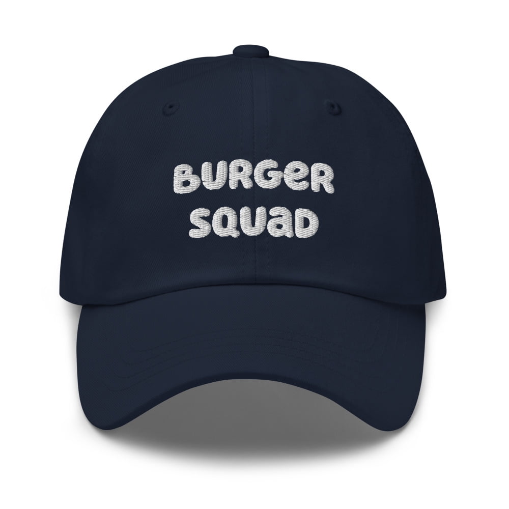 Hamburger Lover Foodie Team Classic Dad Hat, Burger Squad- Embroidery ...