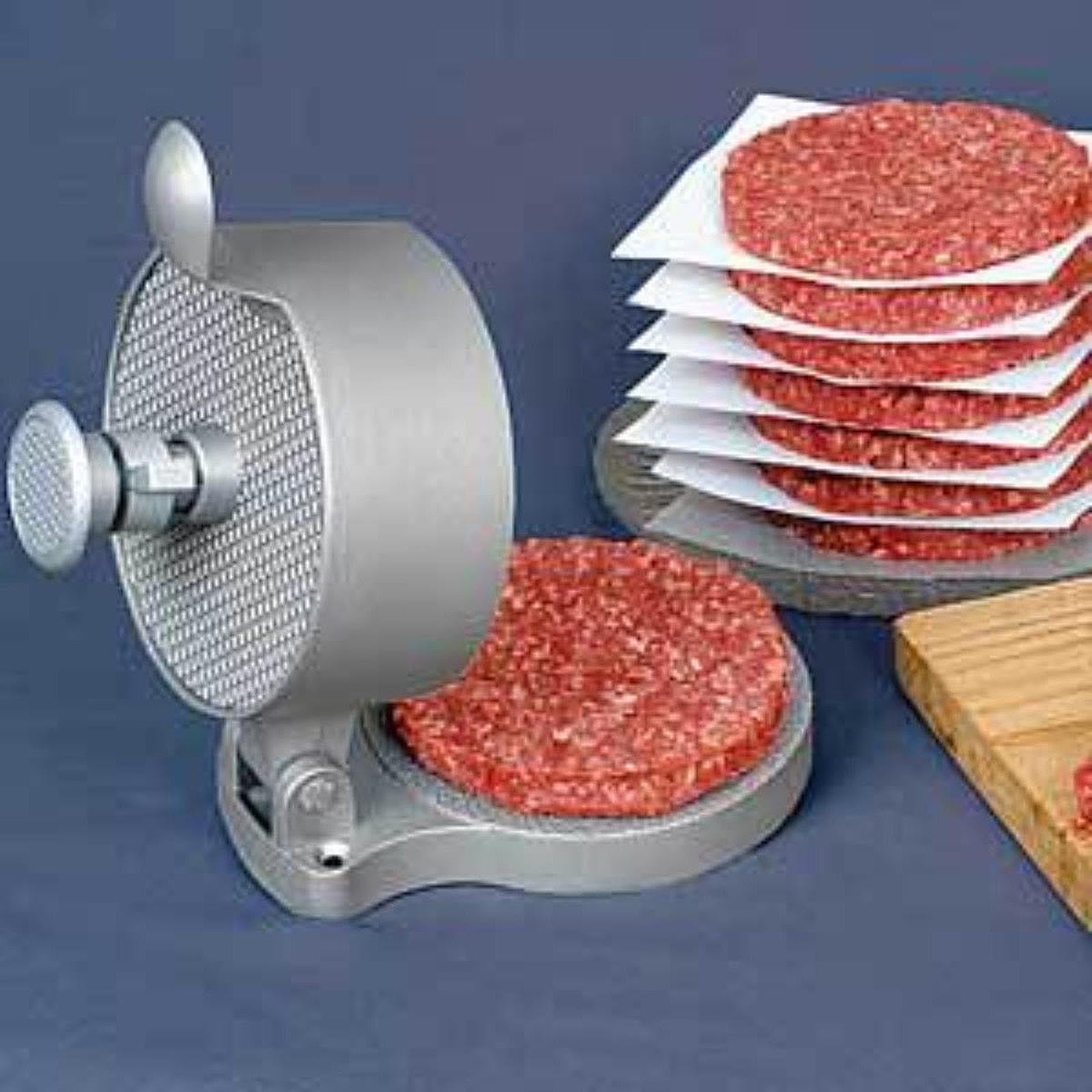 Hamburger Patty Maker Press Adjustable Thickness Burger Smasher for BBQ ...