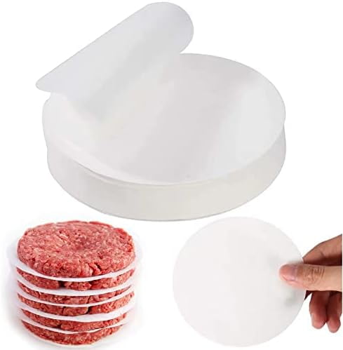 Hamburger Patty Paper 5 inch Papers to Separate Pressed Patties 500 pcs ...