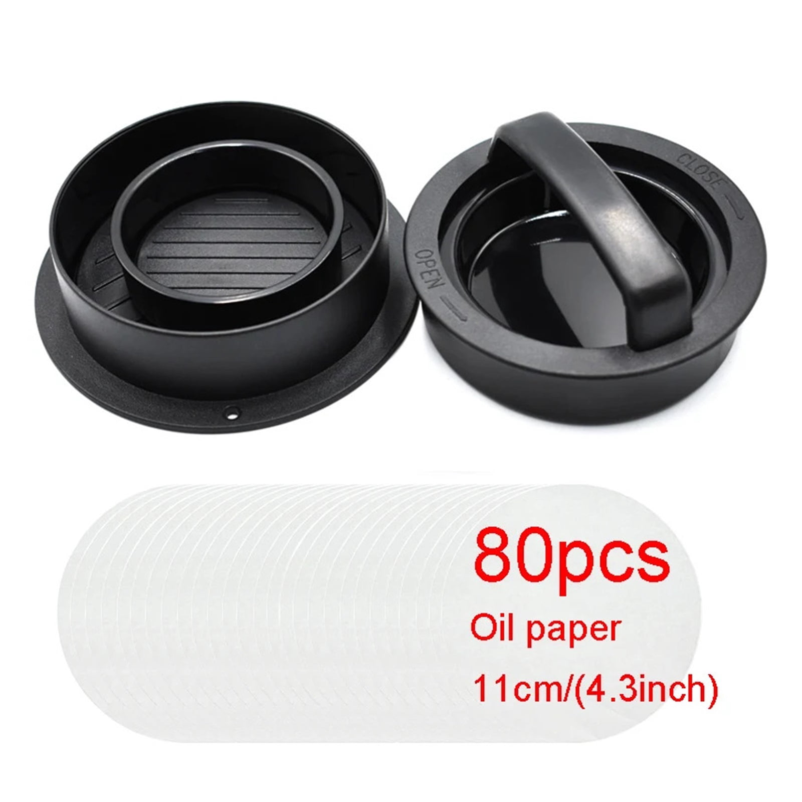 Hamburger Press Meat Pie Press Fill Hamburger Mold Maker Bake Paper ...