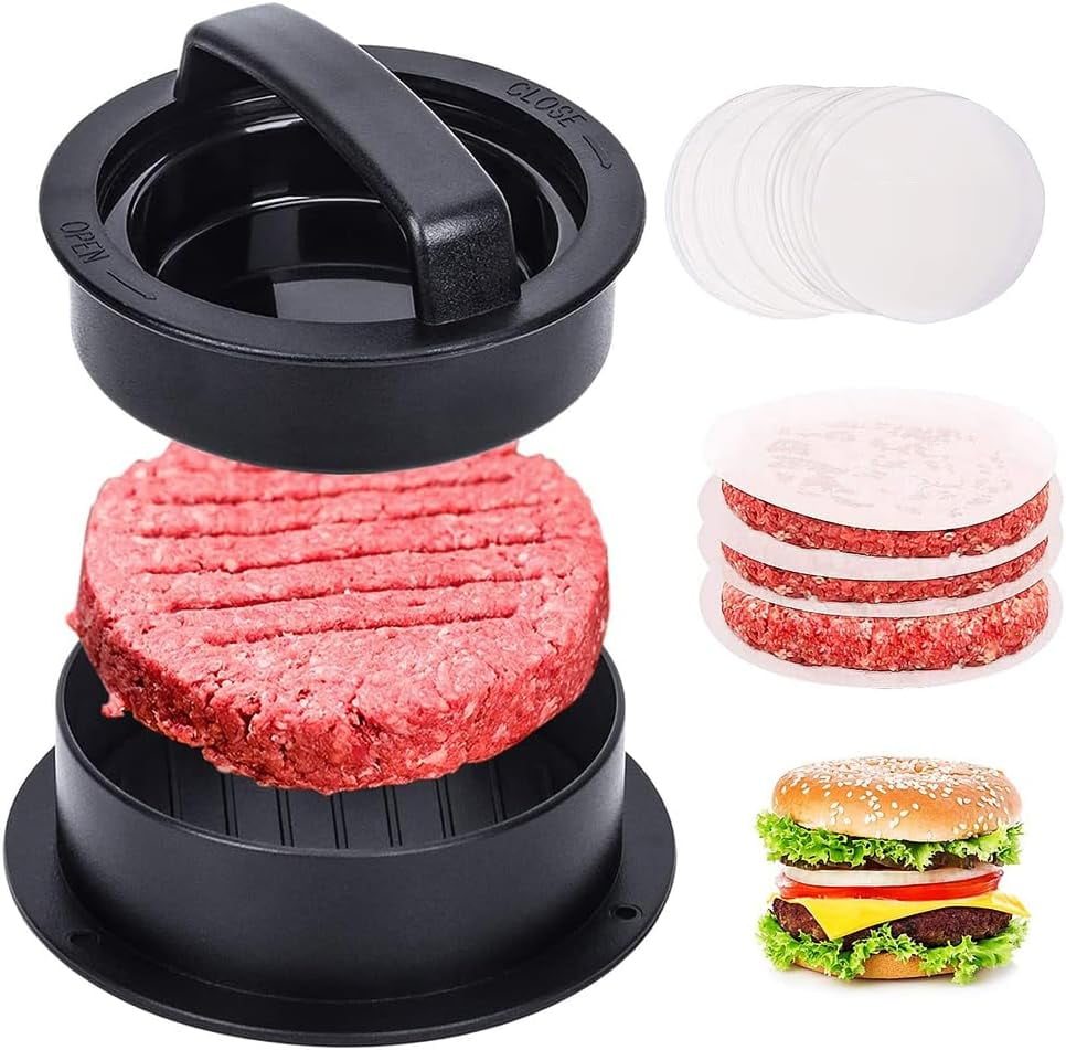 Hamburger Press Patty Maker, Hamburger Press, Burger Press, 3 in 1 Non ...