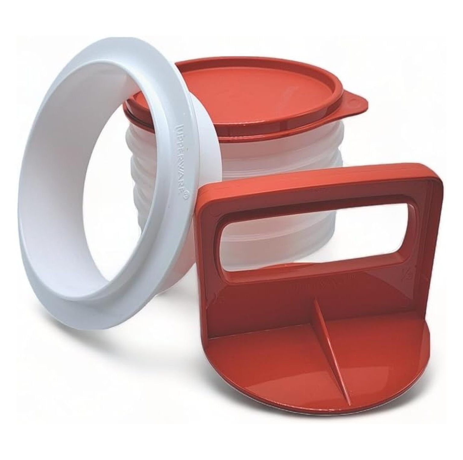 Hamburger Press Set - Chili Red - Burger Maker with Freezer Packs ...