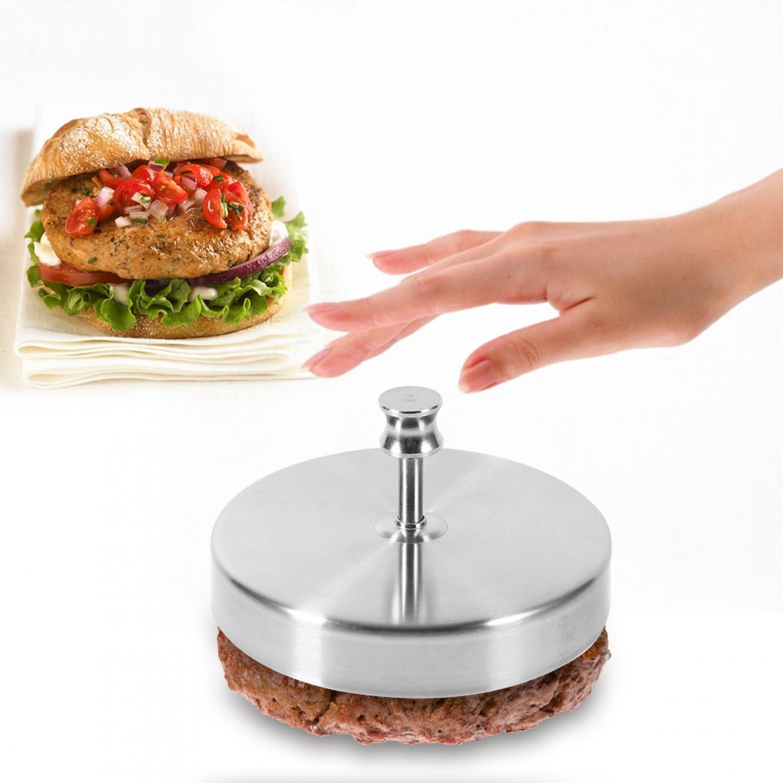 Stainless Steel Burger Shaper, Heavy Duty Hamburger Press Mold, Meat ...