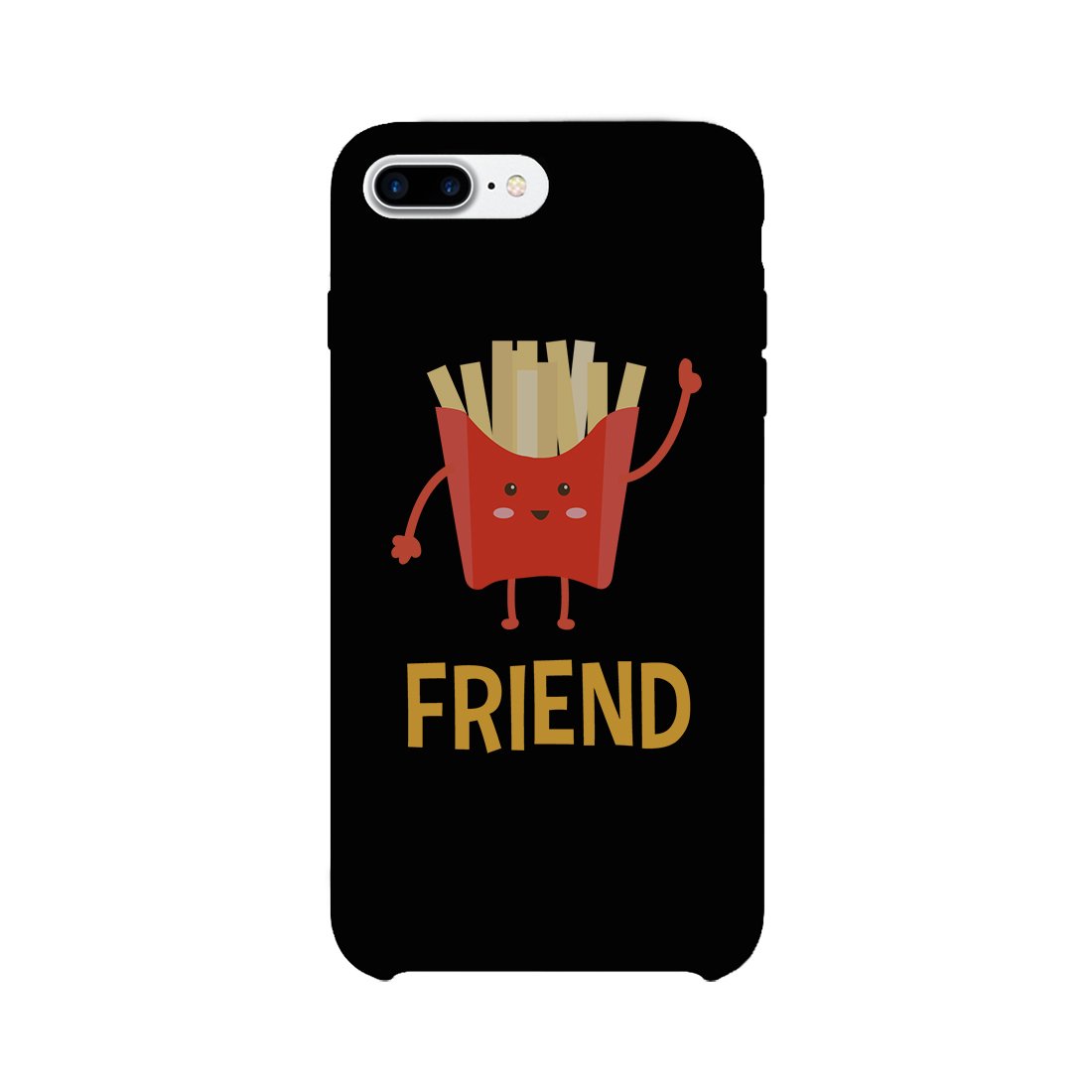 Hamburger and Fries BFF Black Matching Best Friend Phone Cases ...