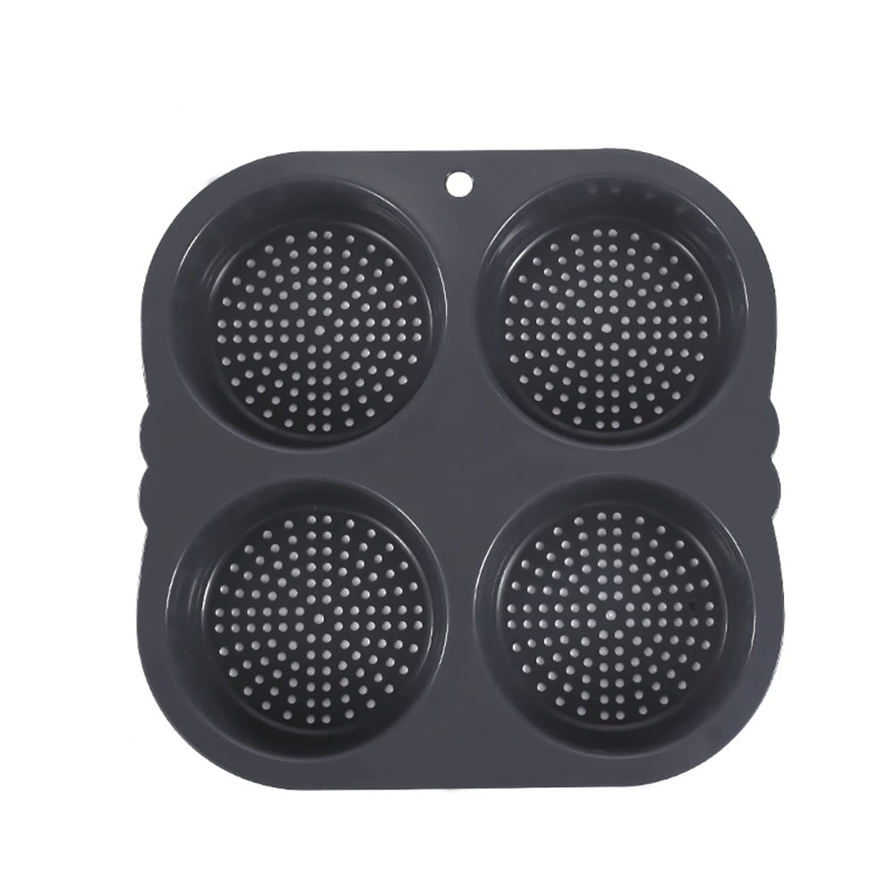Hamburgers Bun Mould 4 Cups Hamburgers Bun Pan Mould Baking Mould ...