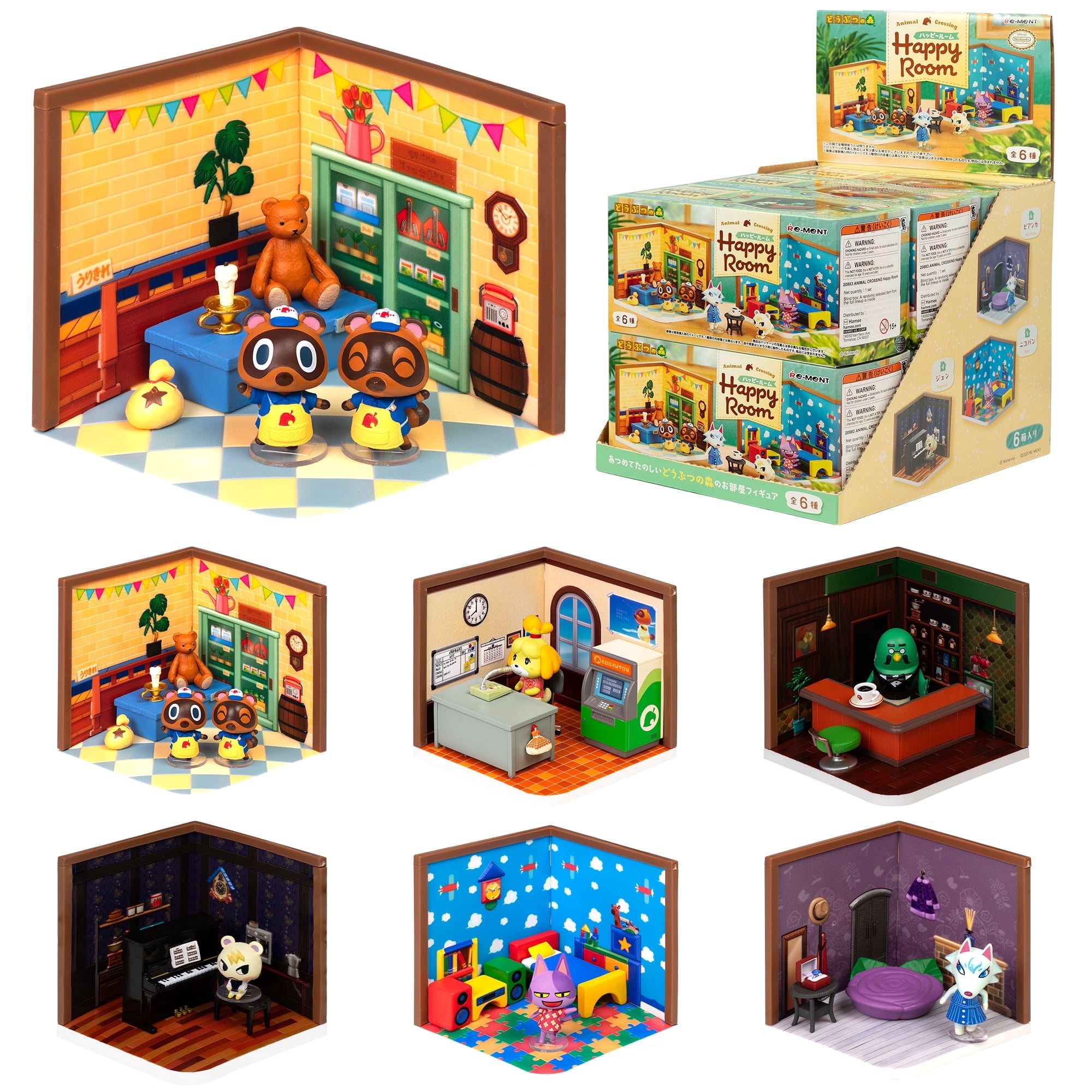 Hamee RE-Ment Animal Crossing Blind Box Diorama Miniature Figure Set ...